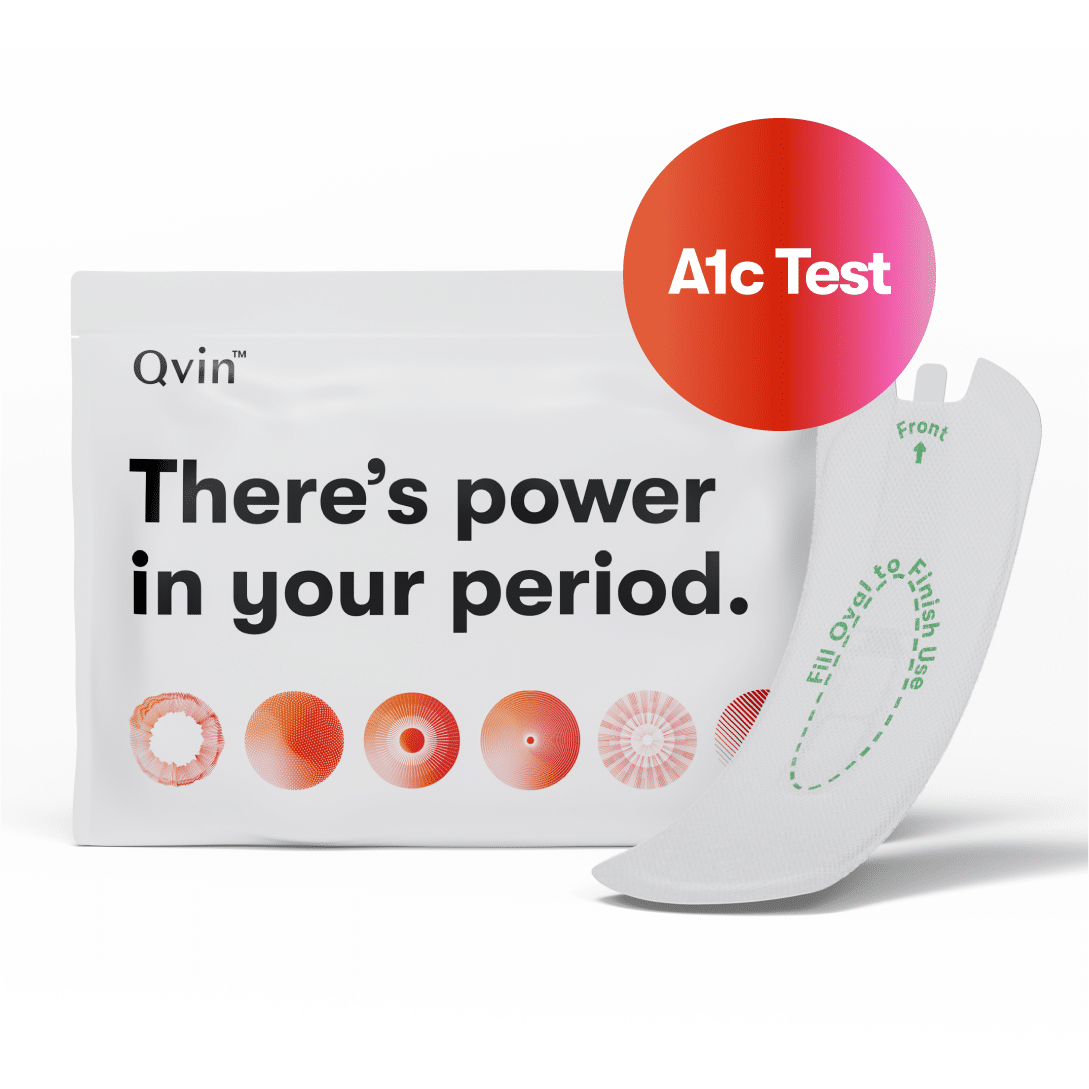 Qvin | Order your At Home A1c Q-Pad Test Kit